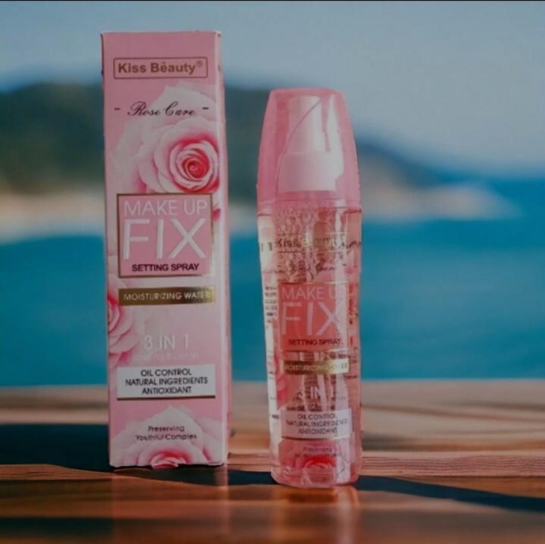 Best price for Kiss Beauty Rose Care Make Up Fix Setting Spray 3 In 1 Makeup Color-rose care ...