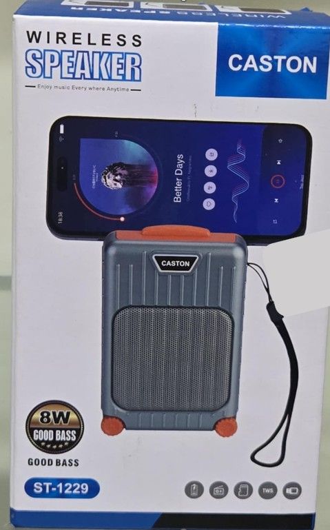 Best price for CASTON ST-1229 PORTABLE BLUETOOTH SPEAKER WITH 8W OUTPUT ...