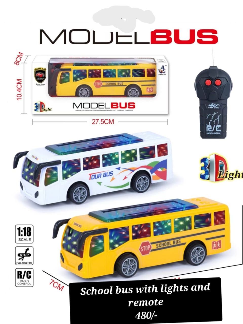 Best price for 🚌 New Arrival – Model School Bus with Lights & Remote 🚌 ...