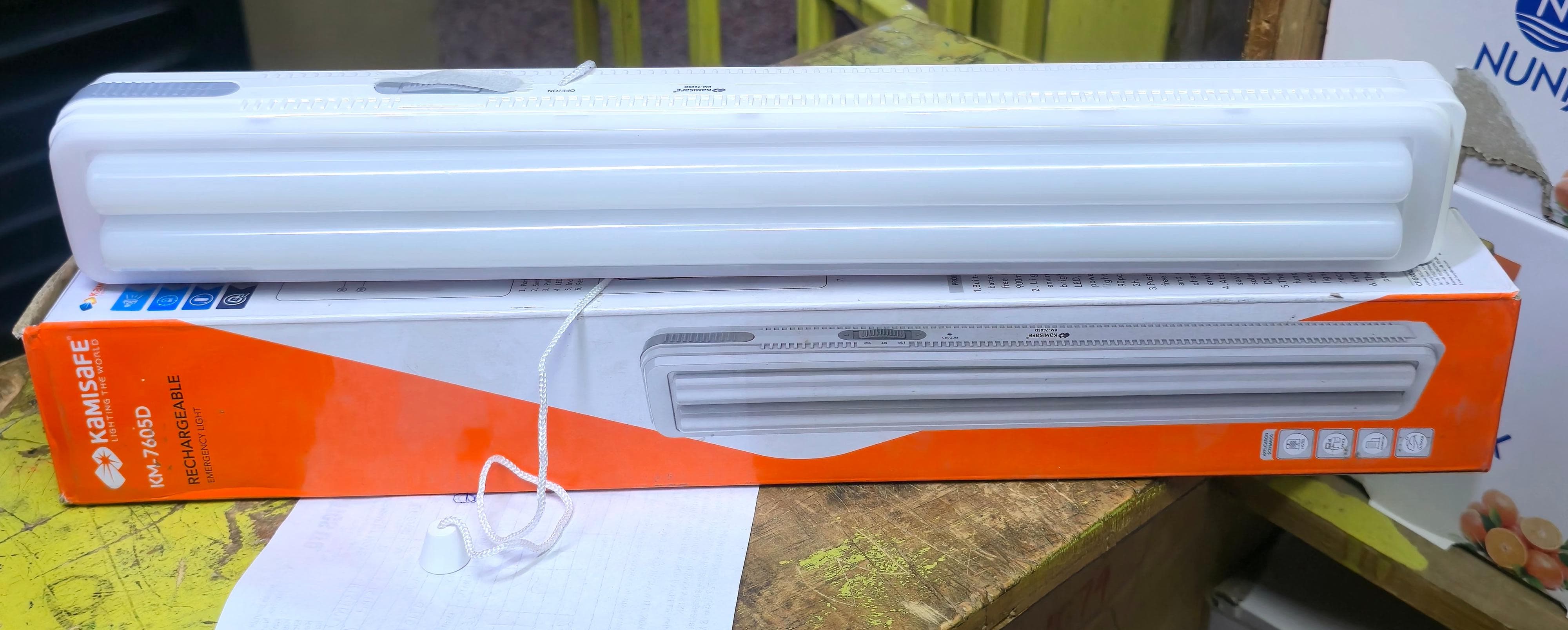 Best price for Kamisafe KM 7605D Rechargeable LED Emergency Lamp Dual ...