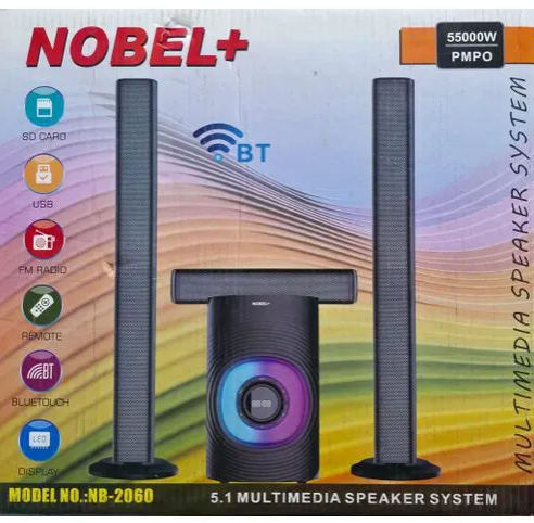 Best price for Nobel+ NB-2060 5.1 Channel Configuration 55000W PMPO ...