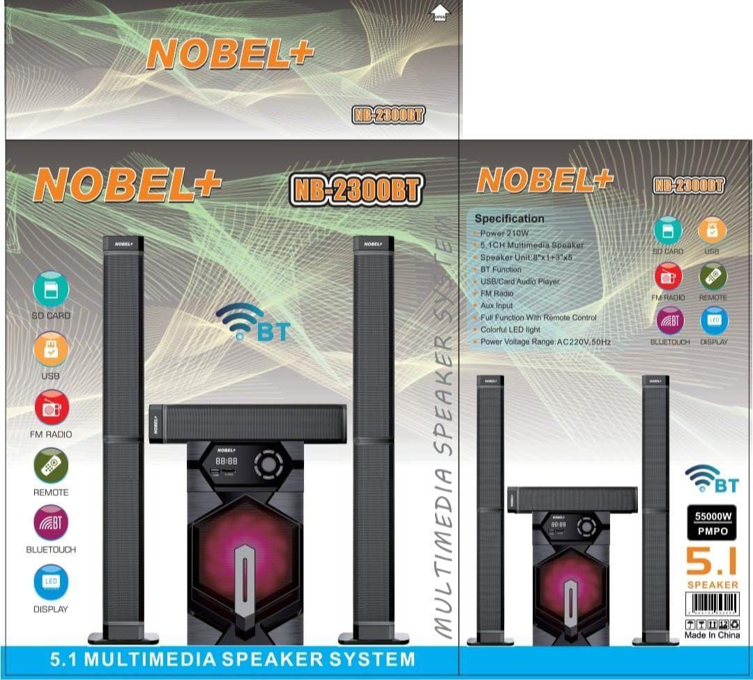 Best price for NOBEL+ NB-2300BT 5.1-CHANNEL BLUETOOTH HOME THEATER ...