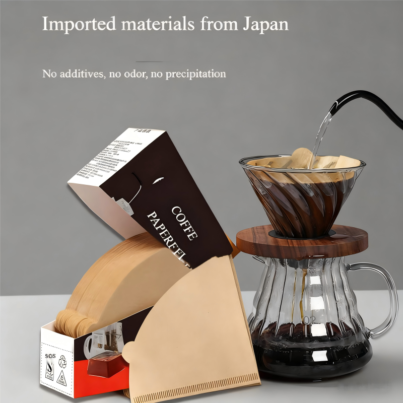 Best price for Food-grade coffee filter paper, cone-shaped, for manual ...