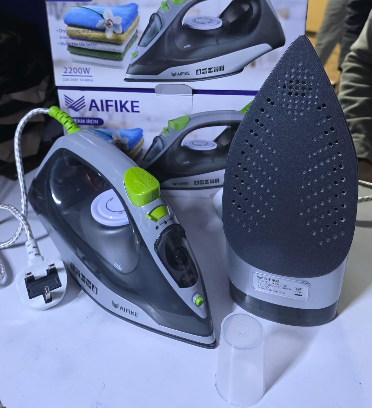Best price for 🔥 HOT DEAL 🔥 AIFIKE Electric Steam Iron Box – Powerful ...