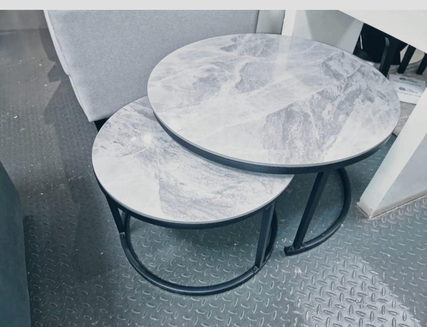 Best price for *LUXURY PURE MARBLE TOP NESTING COFFEE TABLES Furniture Color-MARBLE WHITE.AND ...