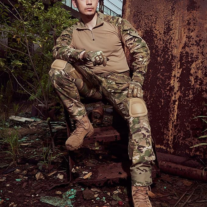 Best price for Tactical Shirt for Men G3 Camo Combat Shirt Long Sleeve ...