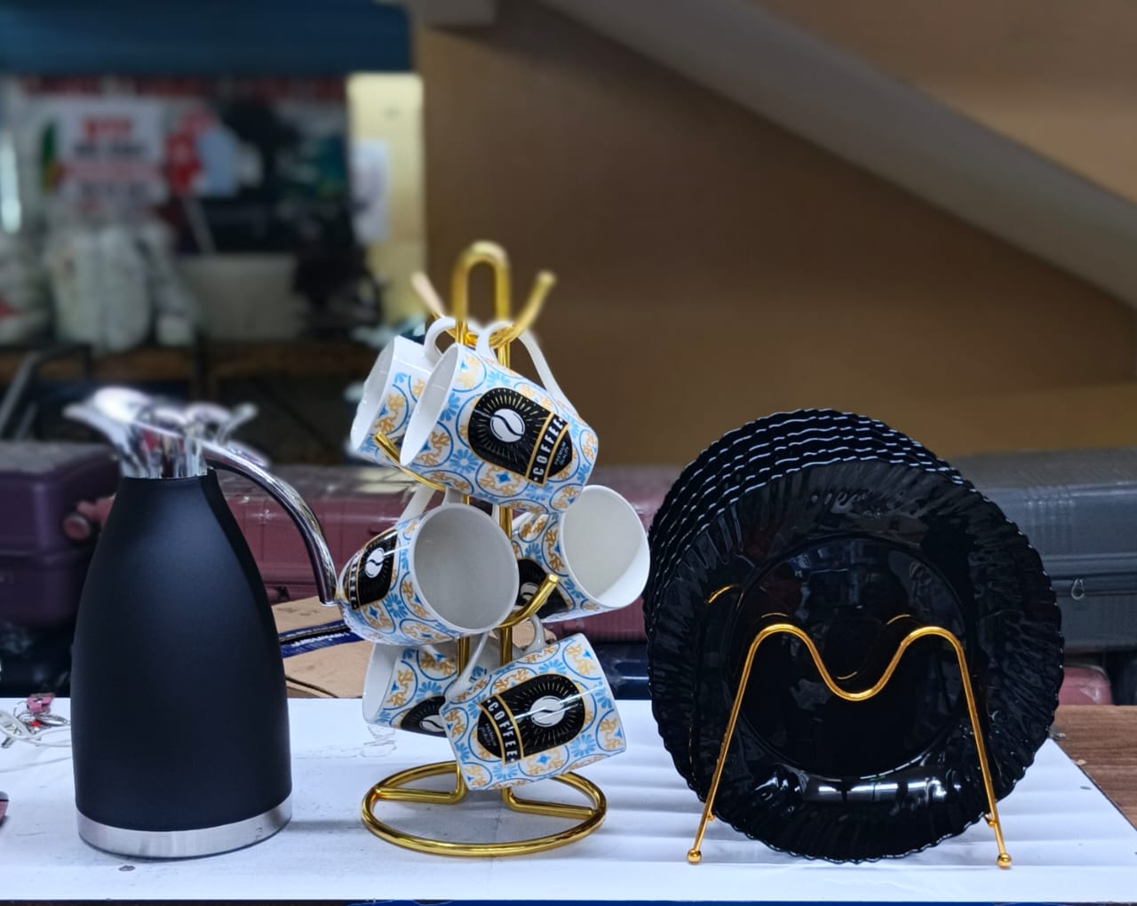 Best price for 😶‍🌫️Sundabest 13pcs Ceramic Dinner Ware Set 6pcs Mug ...