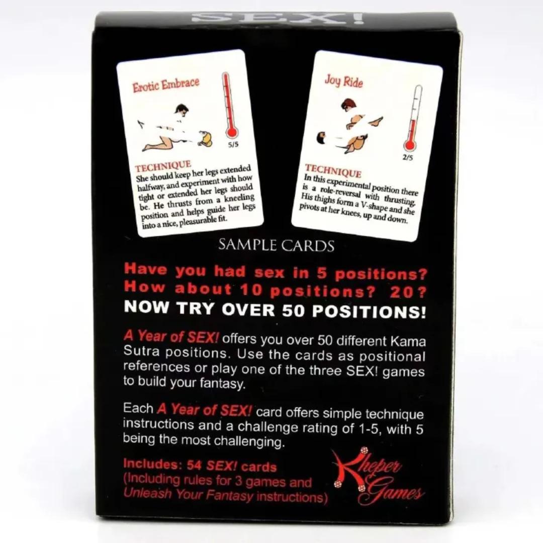 Best price for A Year of Sex Sexual Position Role Play Card Fun ...