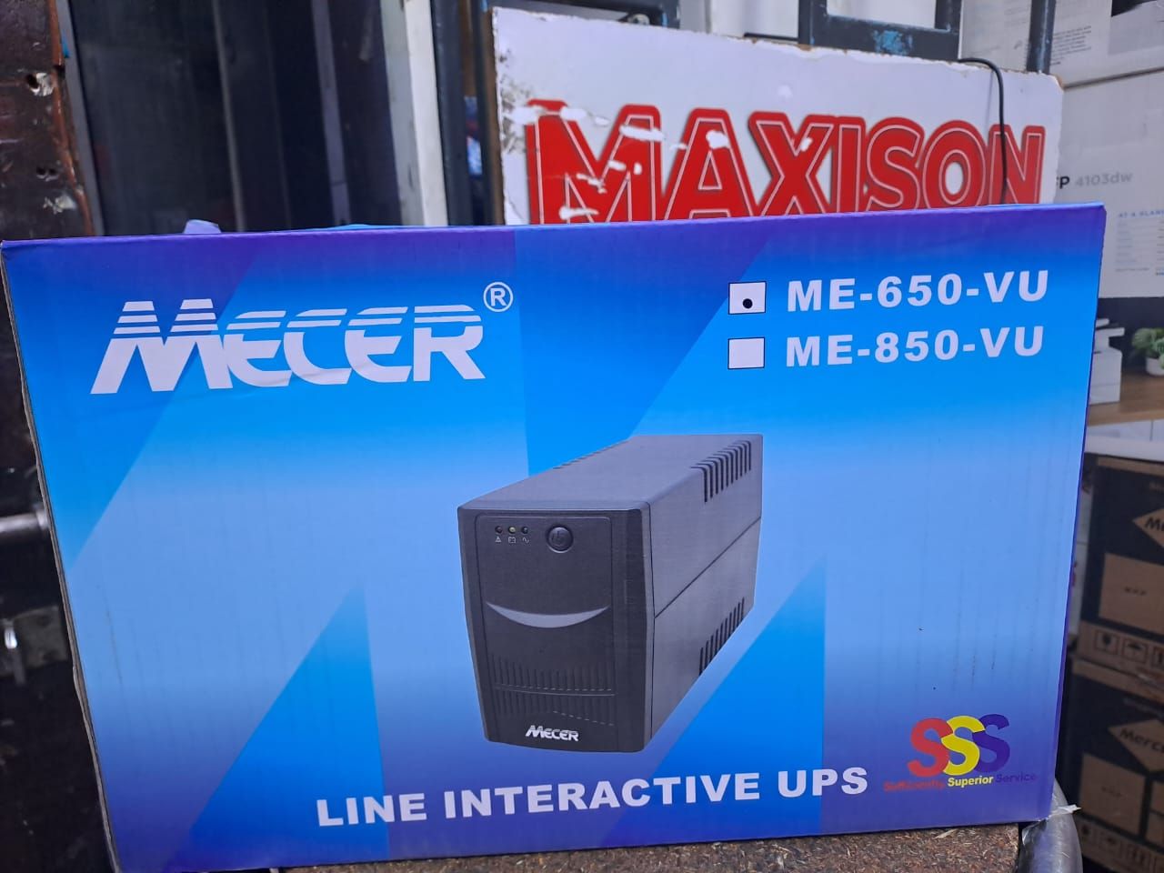 Best price for Original MECCER UM 650VA UPS Reliable Power Backup Color ...