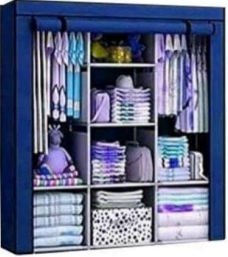Best price for Navy Blue 3-Column Heavy Duty Metallic Wardrobe – Multi ...