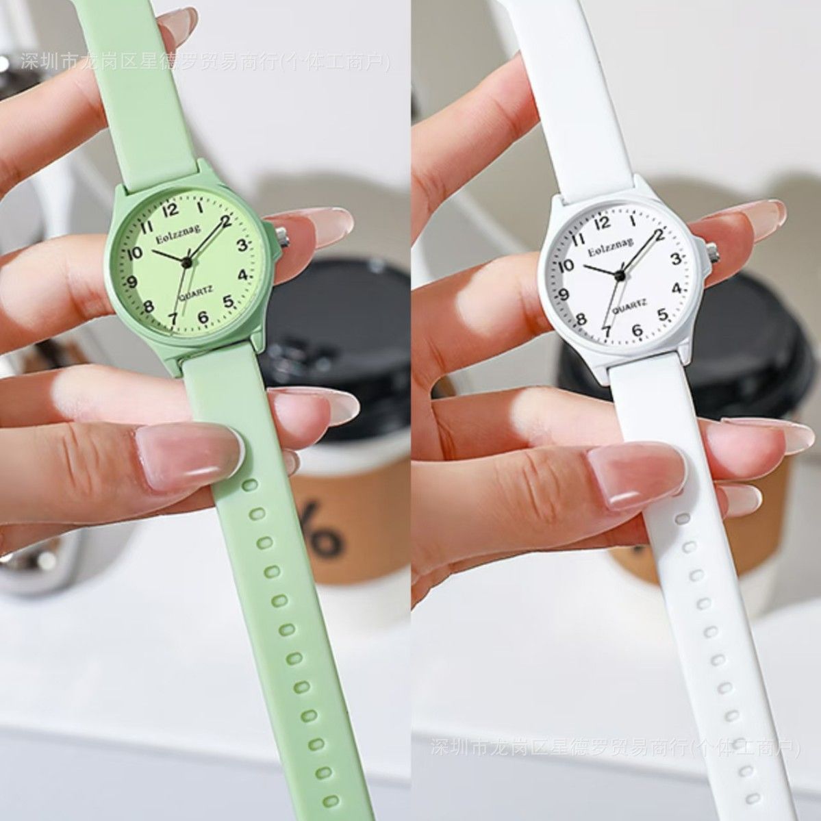 Best price for Candy colored high aesthetic quartz watch for middle and ...