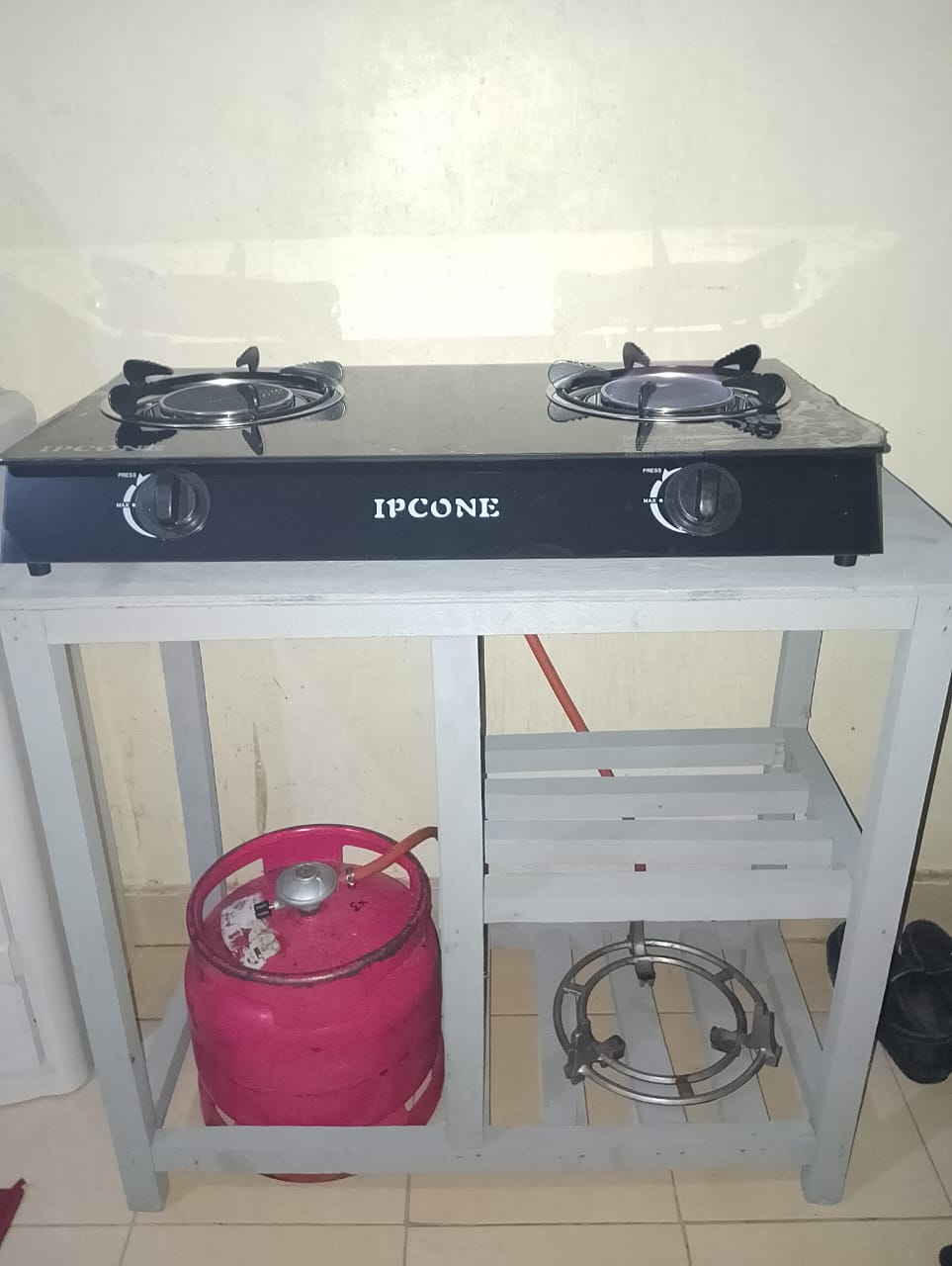 Best price for Modern Wooden strong Kitchen table for 2 burners gas ...