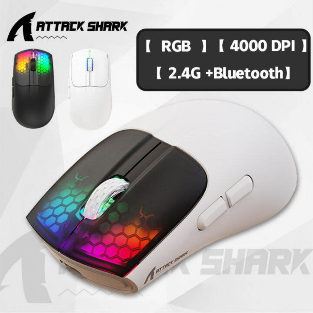 Best price for Attack Shark X5 Wireless Gaming Mouse | Tri-Mode BT/2.4G ...
