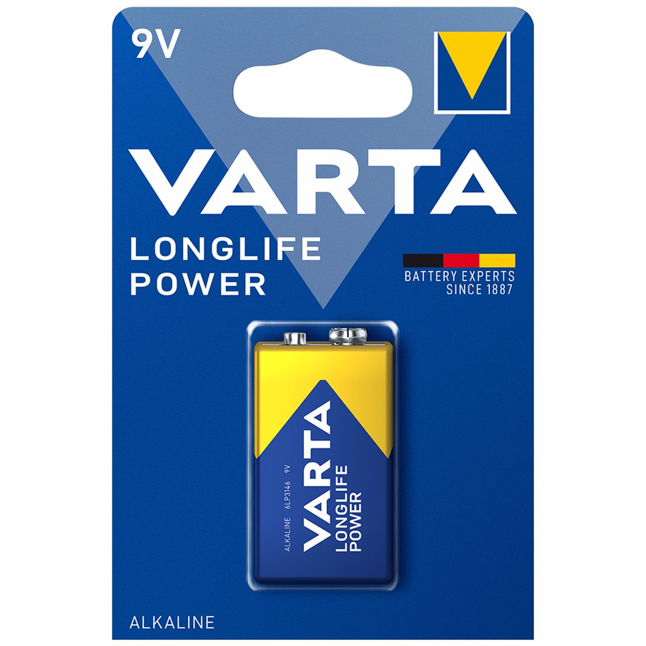 Best price for Varta Longlife Power 9V 9 V PP3 battery Long life Long ...