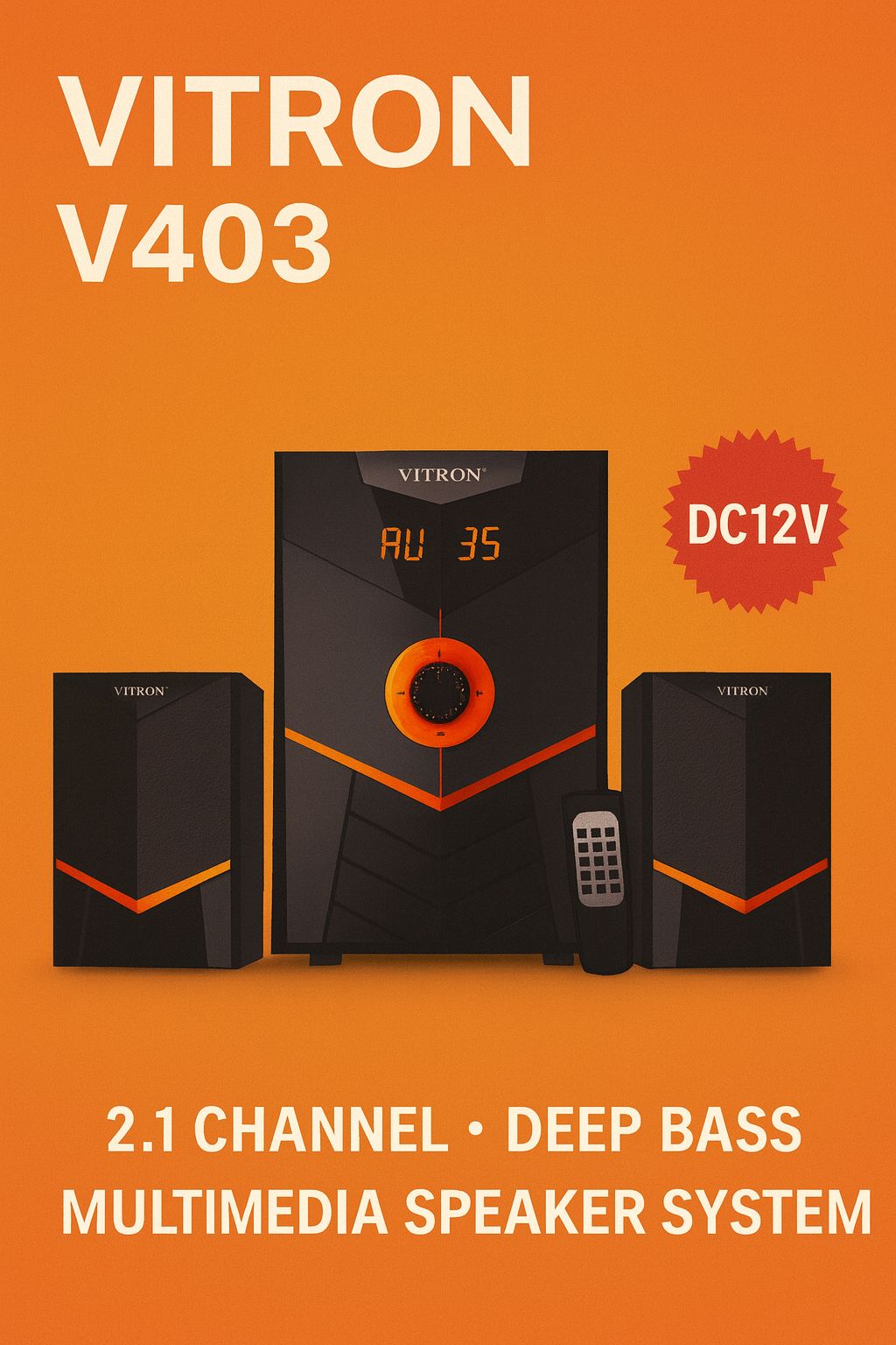 Best price for Vitron V403 2.1 Channel Multimedia Speaker System ...