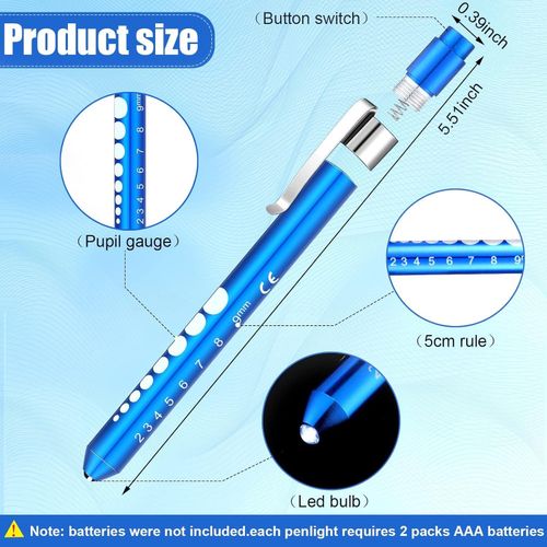 Best price for Pcs Penlight for Nurse LED Reusable Pen Light with Pupil ...