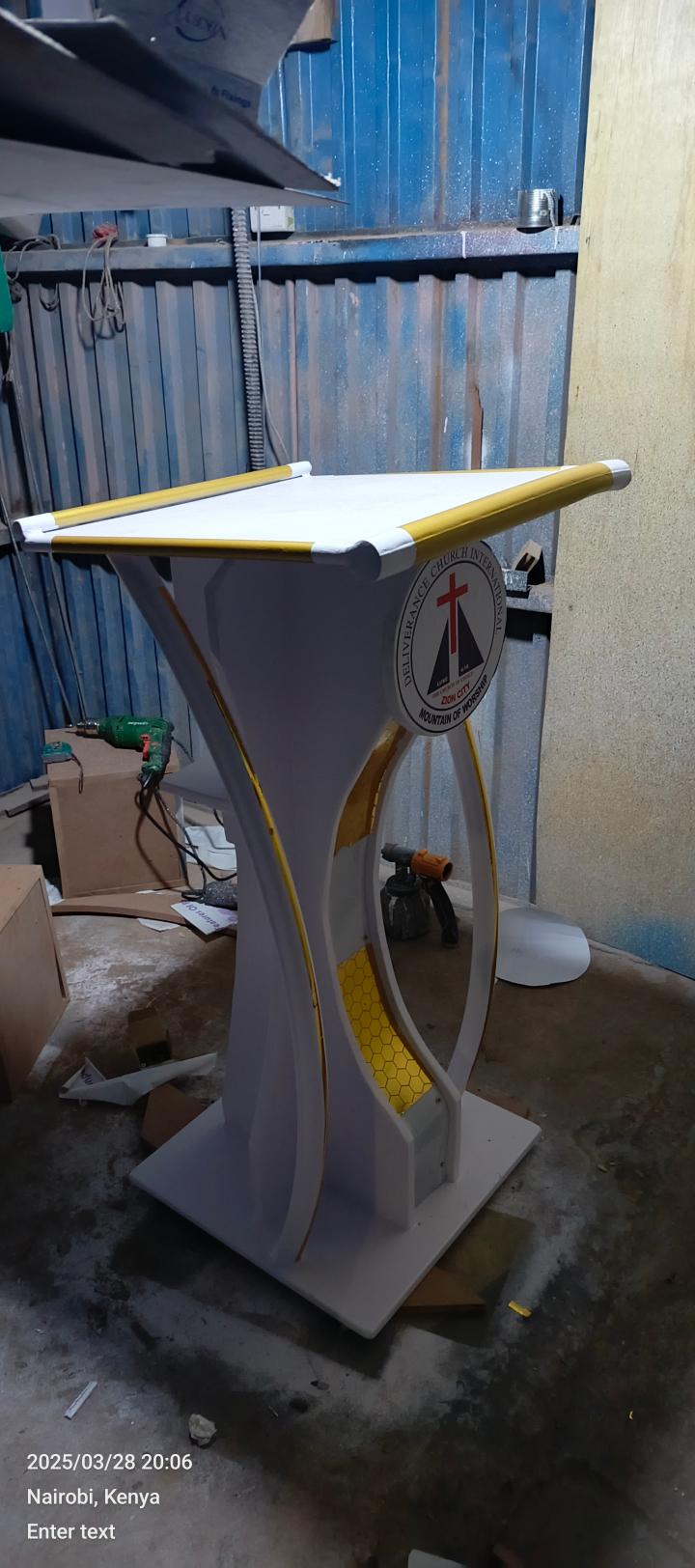 Best price for Church pulpit Furniture Color-Gold Furniture Size-43 ...