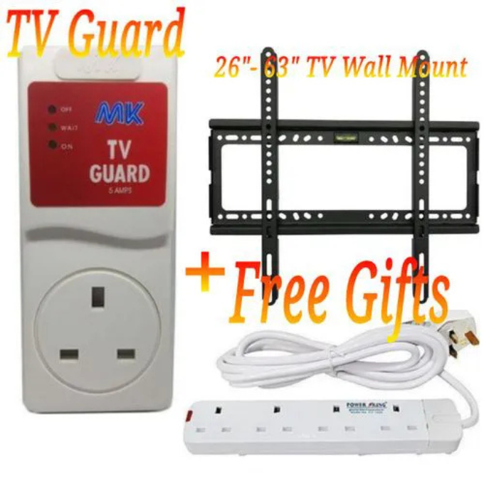 Best price for MK TV Guard Surge Protector + 4 Way Power Extension ...