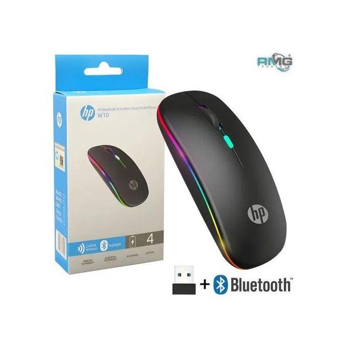 Best price for HP W10 Rechargeable Wireless (Bluetooth + Dongle = Dual ...