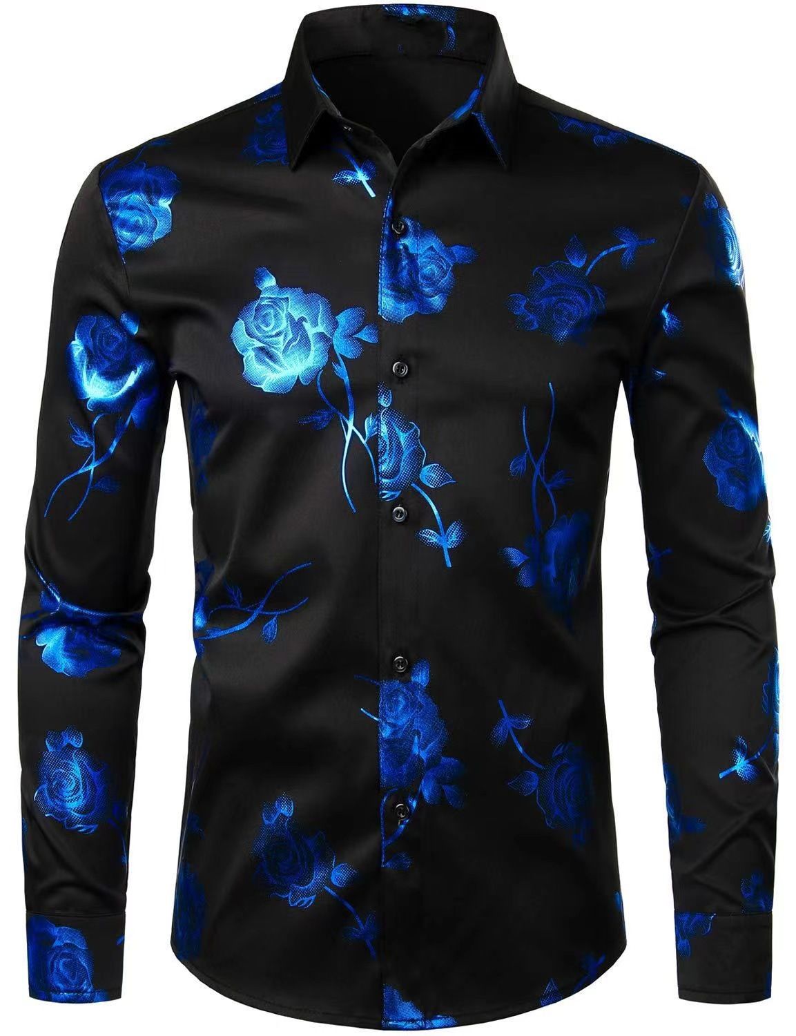 Best price for Spring and autumn minimalist men's long sleeved shirt ...