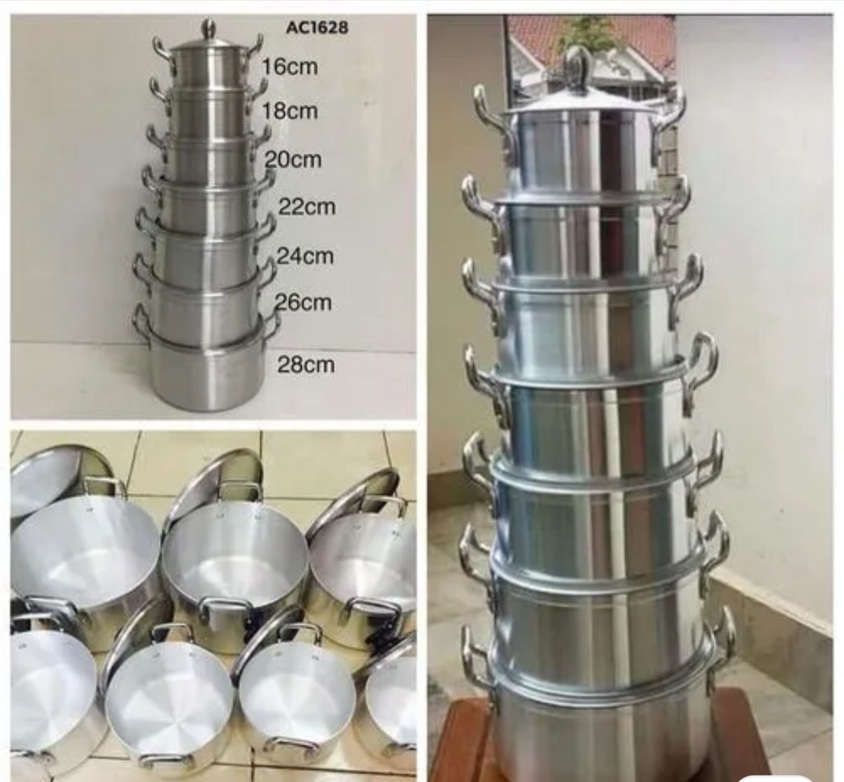 Best price for TC 14-PIECE STAINLESS STEEL COOKWARE SET — COMPLETE ...