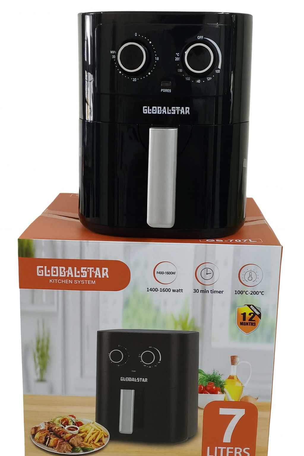 Best price for BRAND NEW 7 LITRES GLOBAL STAR AIR-FRYER. Perfect for ...