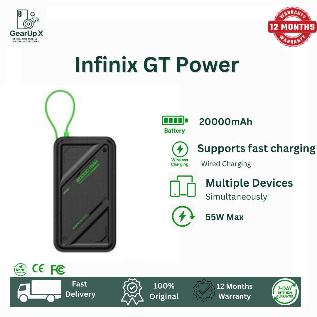 Best price for [New Arrival] Infinix GT Power 20000mAh Power bank 55W ...