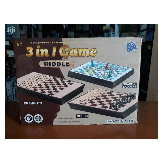Best price for 3 In 1 FAMILY BOARD GAME.3 In 1 Board Game:CHESS ...