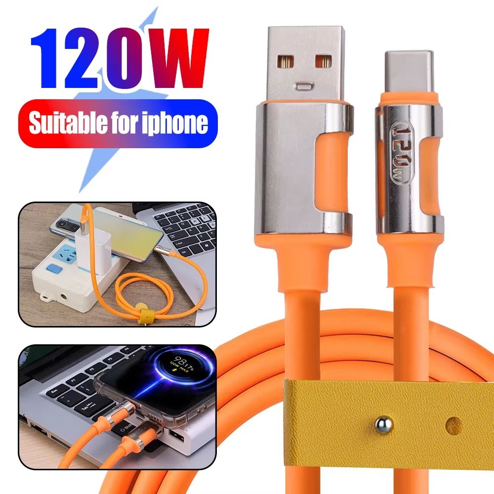 Best price for 120W USB C Data Cable 6A Super Fast Charging Digital ...