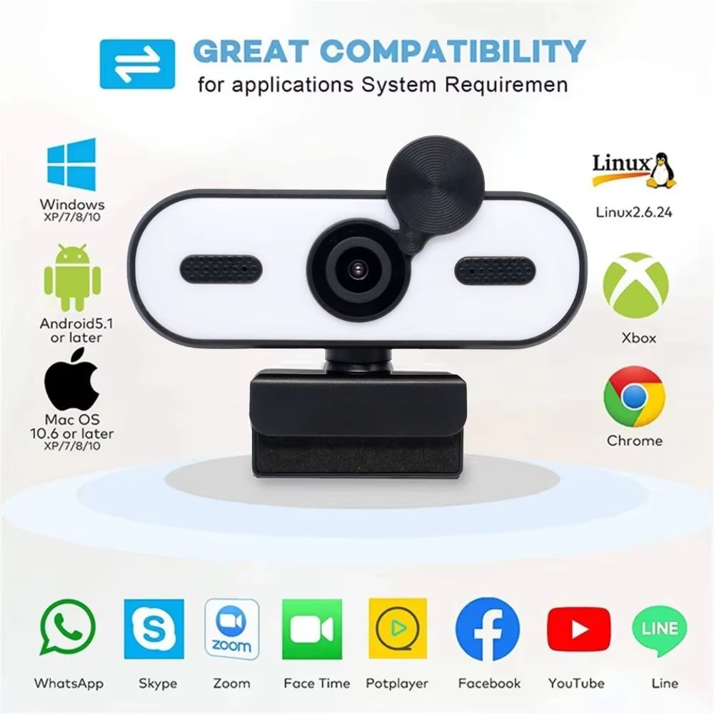 Best price for 4K 2K Mini Webcam 1080P HD for PC Laptop Autofocus 30 ...
