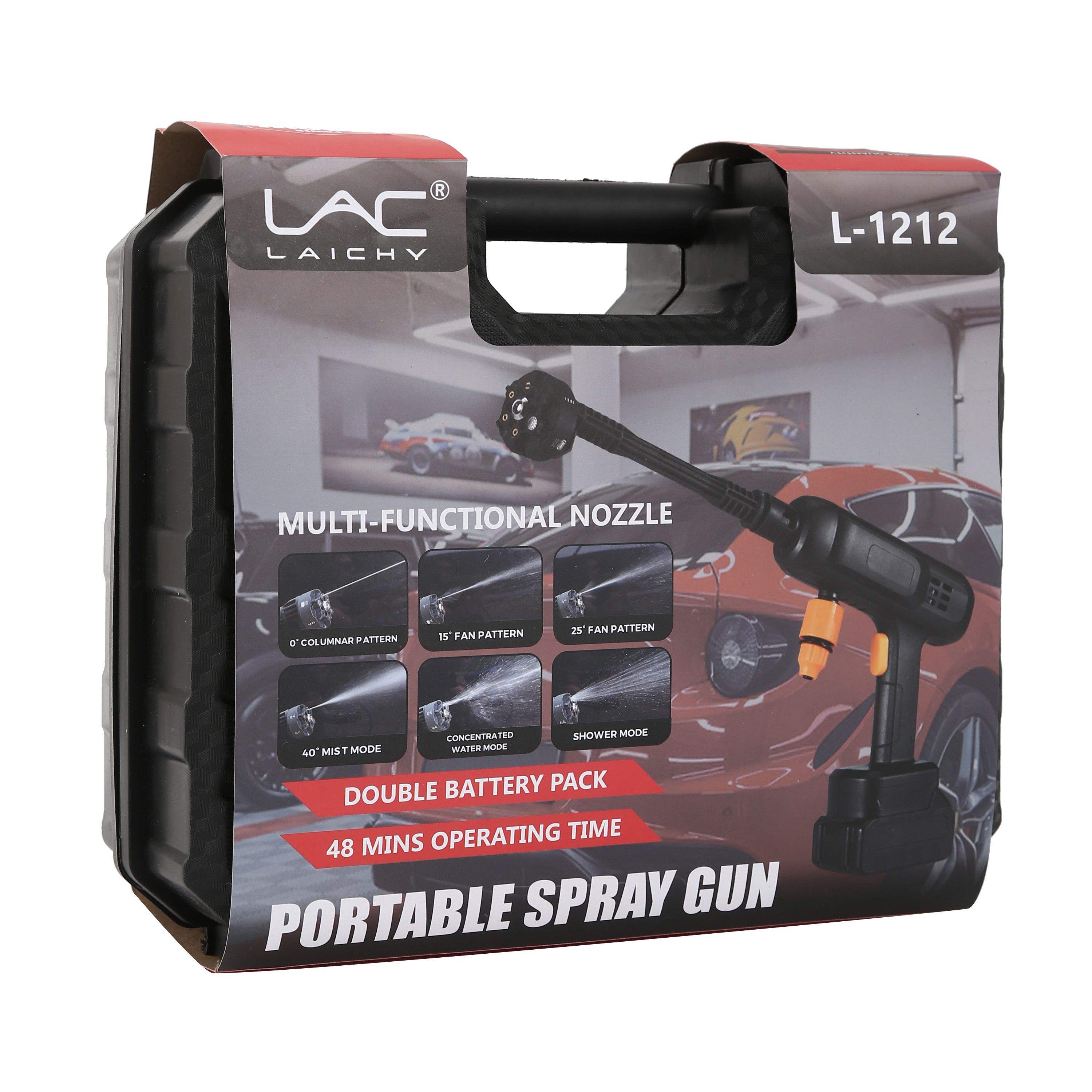 Best price for LAC LAICHY L-1212 48V PORTABLE CORDLESS CAR WASH GUN ...