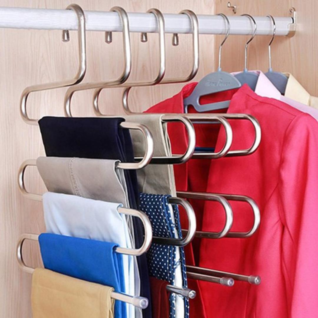 Best price for S-shaped Hangers Non Slip Hanger 5 Layer Multipurpose ...