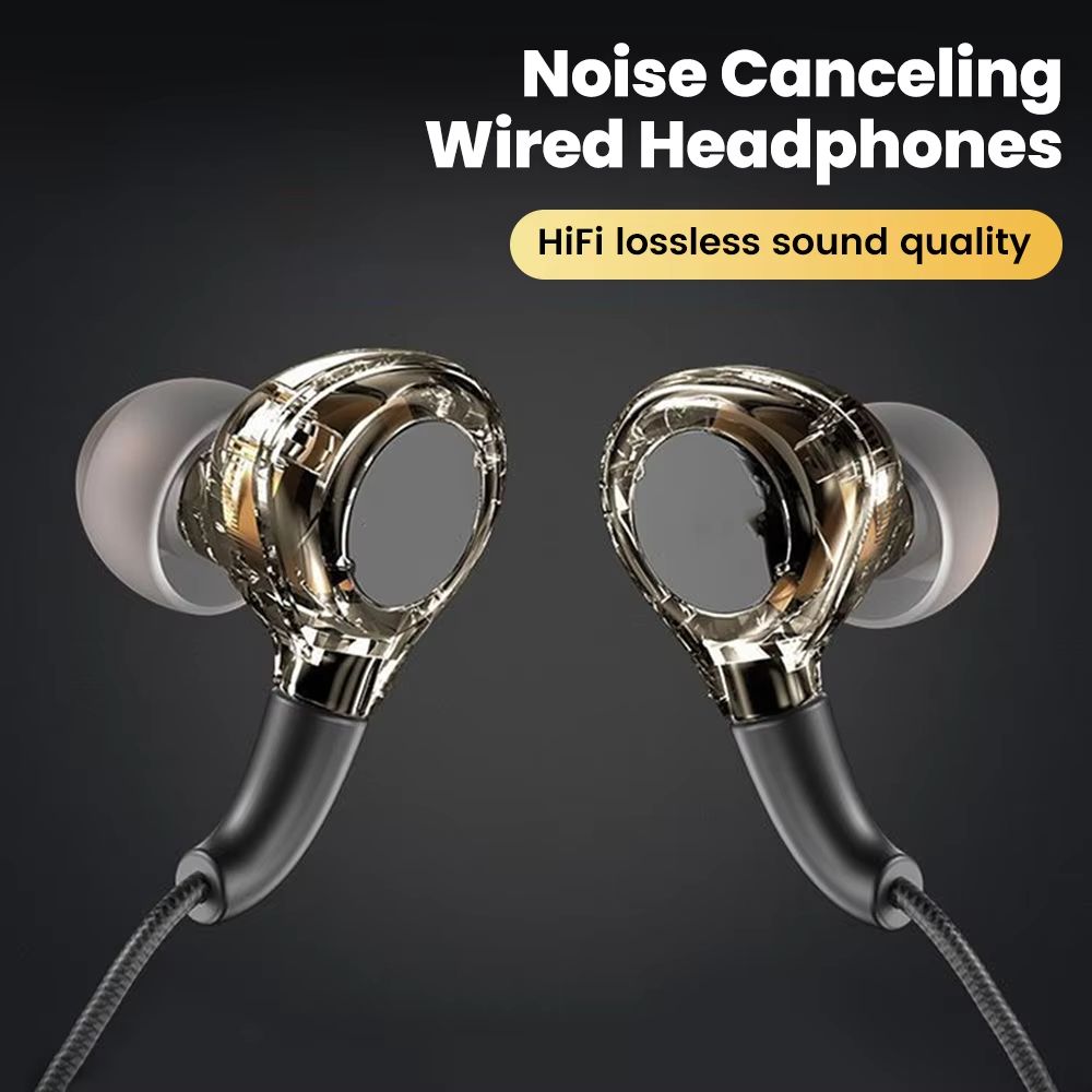 Best price for Wired Headphones HiFi Bass Stereo Earphone Type C 3.5mm ...