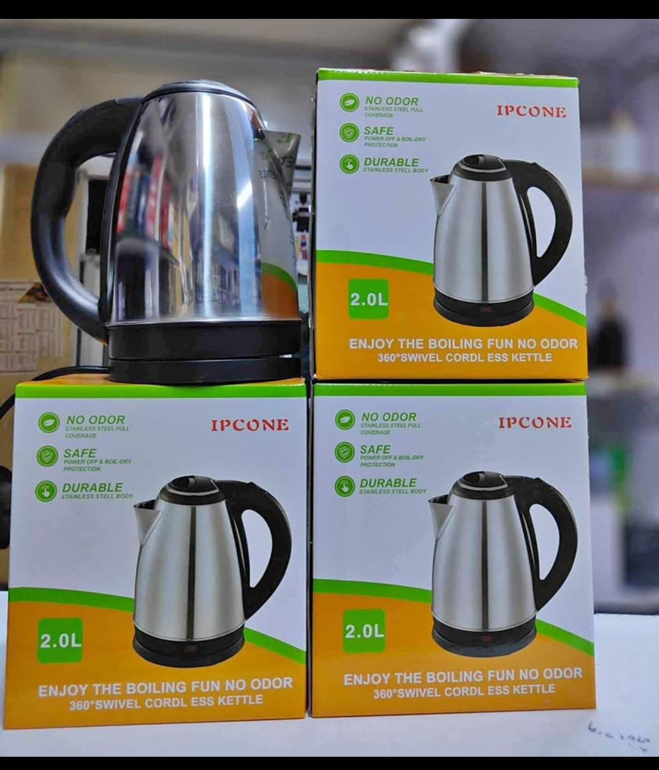 Best price for 2.0L Electric Kettle – Stainless Steel Body, Odor-Free ...