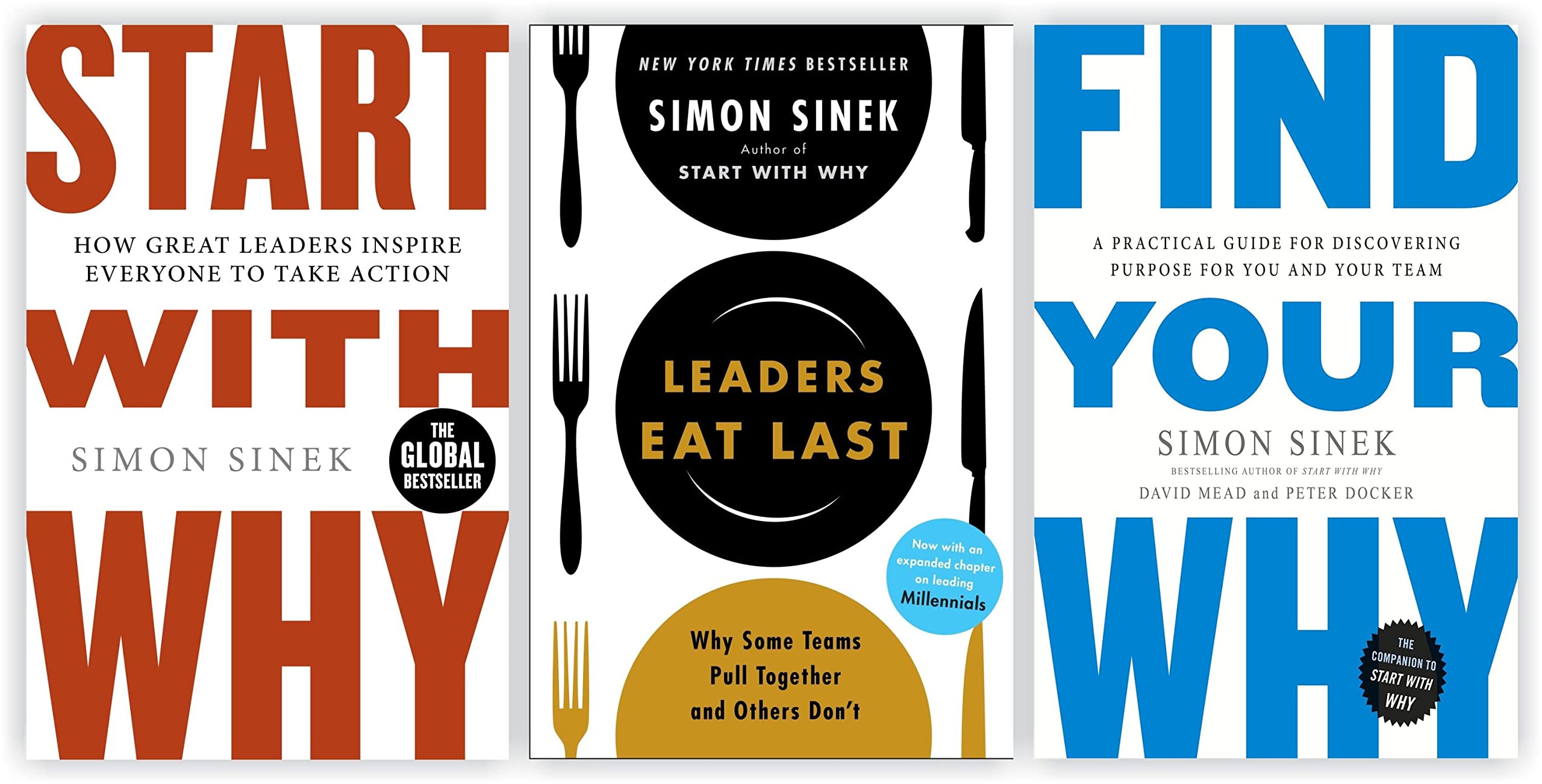Best price for Start with Why 3 Books Set Collection (Leaders Eat Last ...