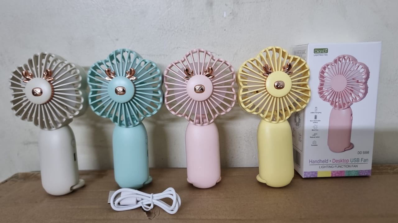 Best price for HAND HELD RECHARGABLE 3 SPEED 3 GEAR LIGHTING MINI FAN ...