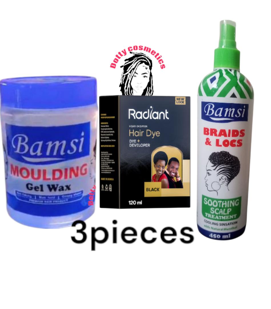 Best price for (OFFER)BAMSI MOULDING GEL WAX1KG + RADIANT DYE 120ML ...