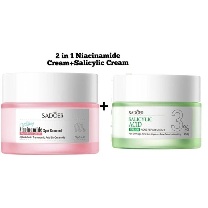Best price for SADOER OFFER 2 in 1 Niacinamide Cream+Salicylic Cream ...