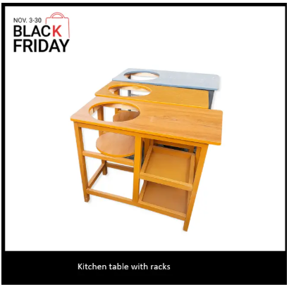 Best price for Modern Wooden Kitchen Table: Strong Classic Design With ...