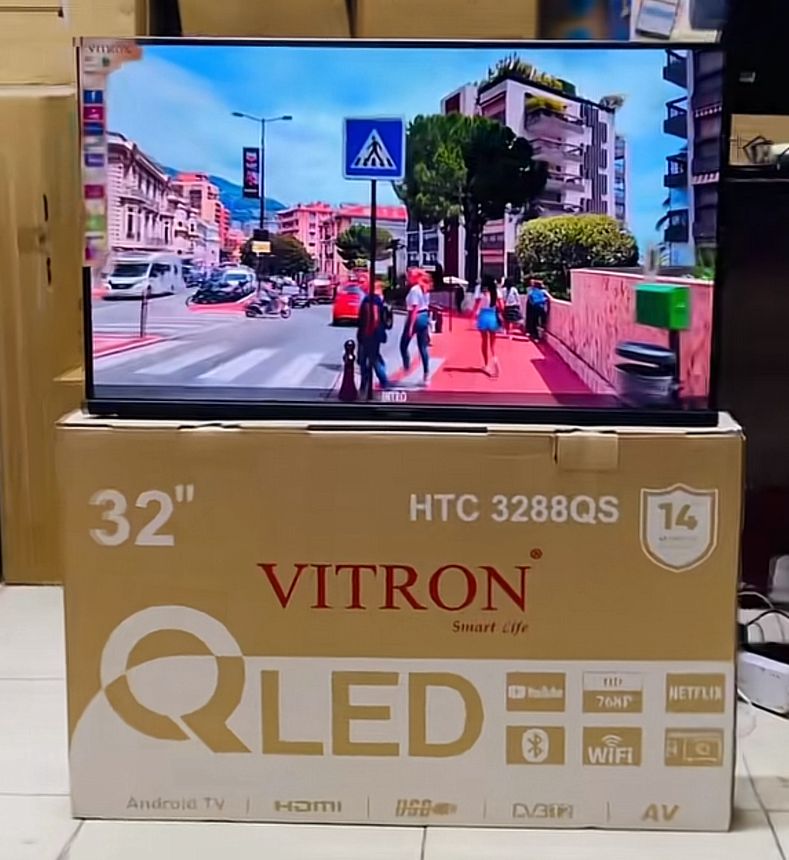 Best price for 📺 Vitron 32" QLED Smart Android TV – Frameless HD QLED ...