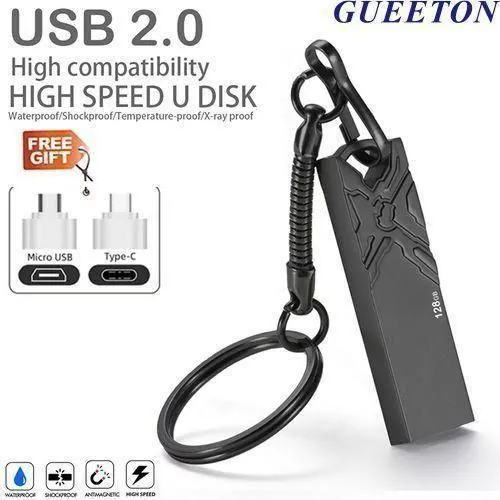 Best price for GUEETON 128GB Metal OTG Usb Flash Drive Waterproof 3D ...