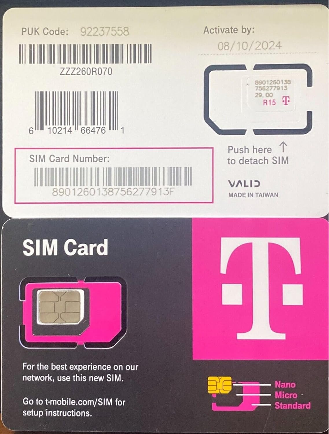 Best price for T-Mobile US Sim Card 5g 4g Lte Tmobile Triple Cut Nano ...