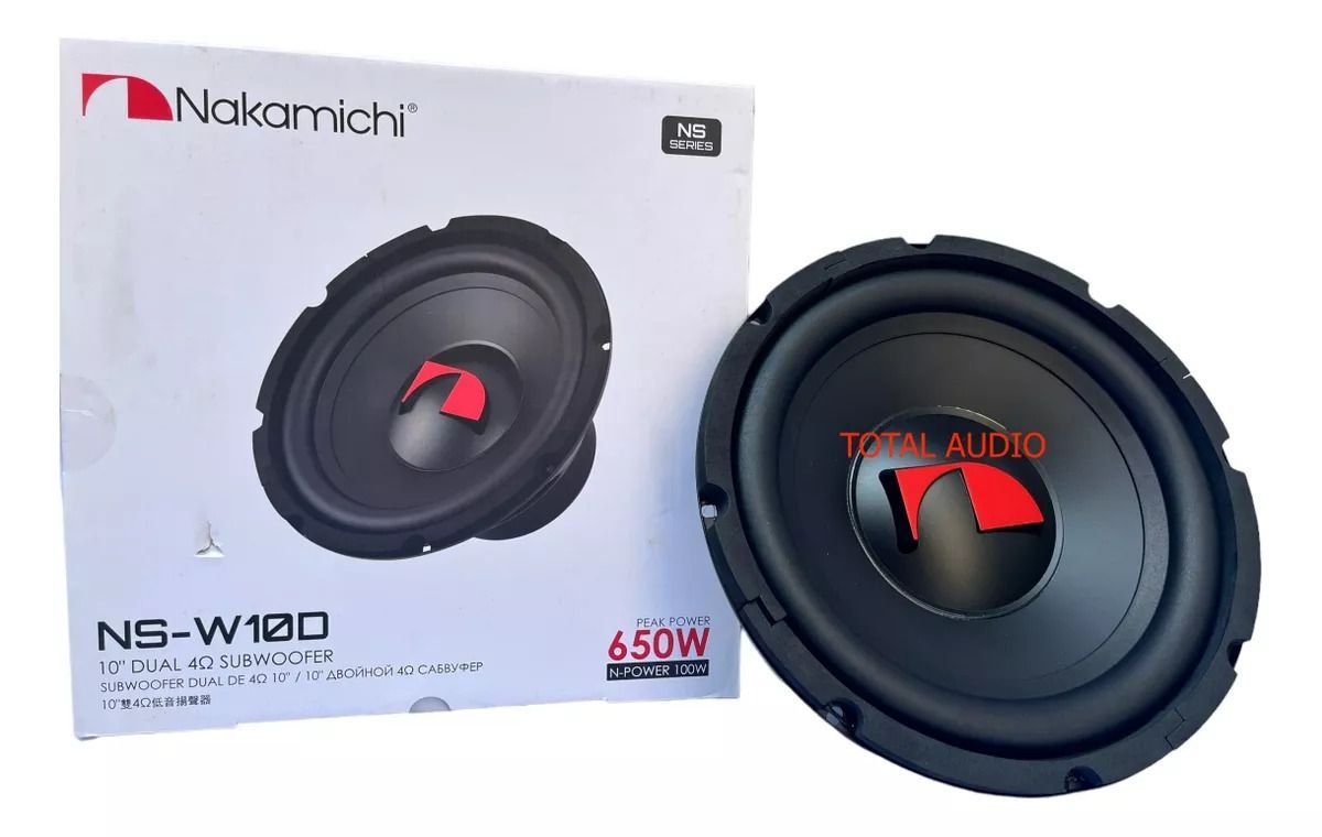 Best price for NAKA MICHI NS-W10D 10inch SVC Subwoofer 650W For Cars Compatible With All Car ...