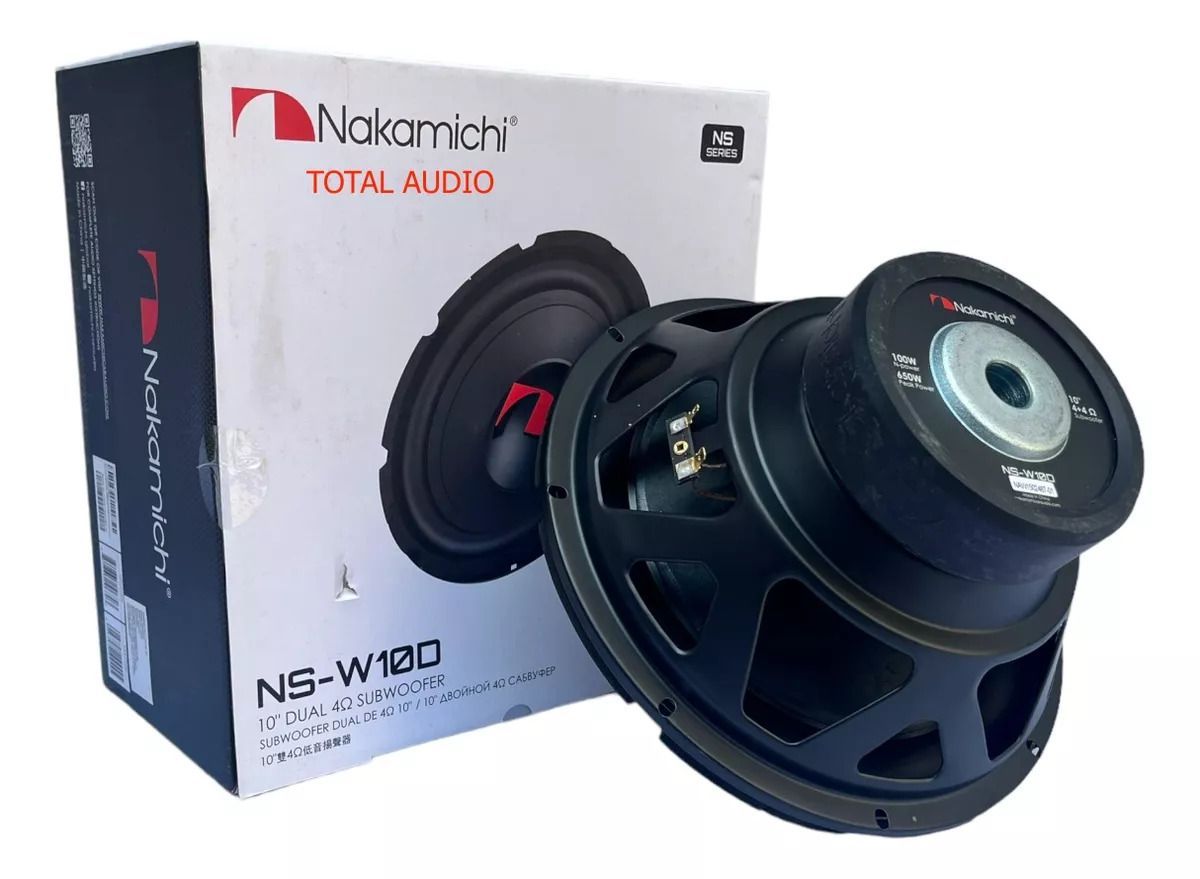 Best price for NAKA MICHI NS-W10D 10inch SVC Subwoofer 650W For Cars Compatible With All Car ...