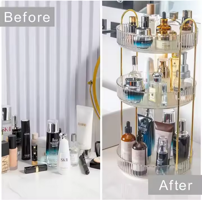 Best price for Rotating Multi-functional Transparent makeup/Cosmetic ...