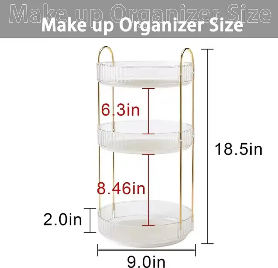 Best price for Rotating Multi-functional Transparent makeup/Cosmetic ...