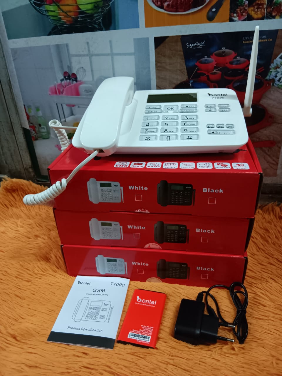 Best price for Bontel T1000 GSM fixed wireless desktop phone. This ...