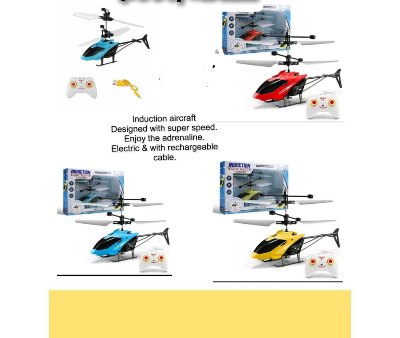 Best price for induction aircraft (helicopter toy). This is a remote ...