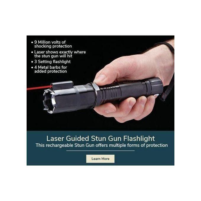 Best price for 3-in-1 Shock Flashlight with Laser Pointer – Self ...