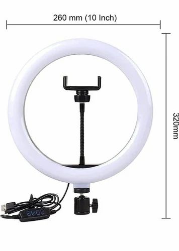 Best price for 10inch LED RingLight with 3 colours one phone holder and ...